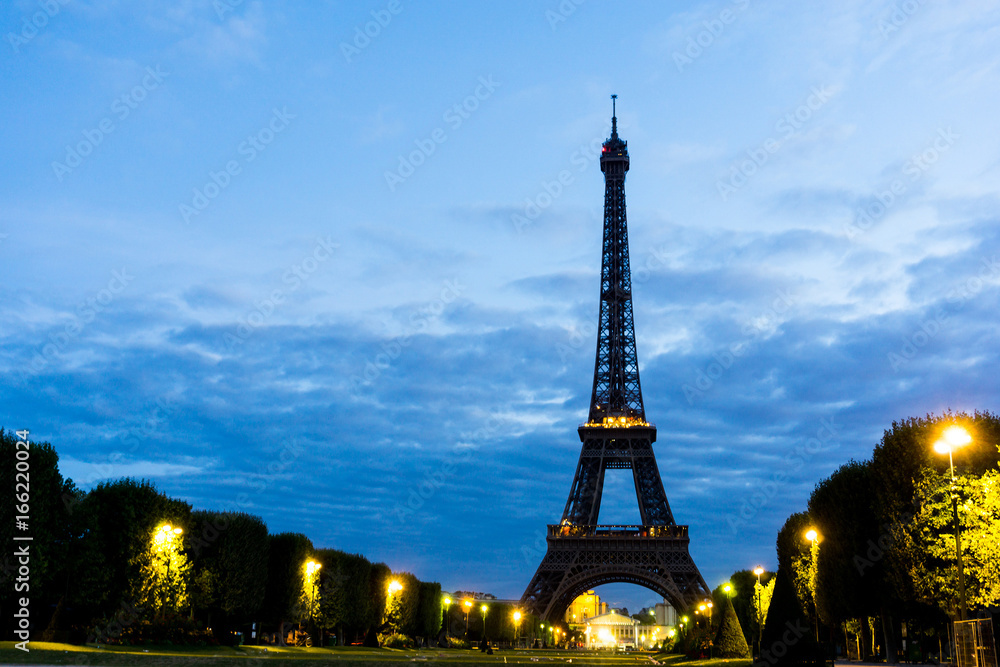 The Eiffel Tower (nickname La dame de fer, the iron lady),The tower has ...