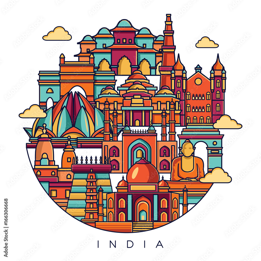 indian vector art