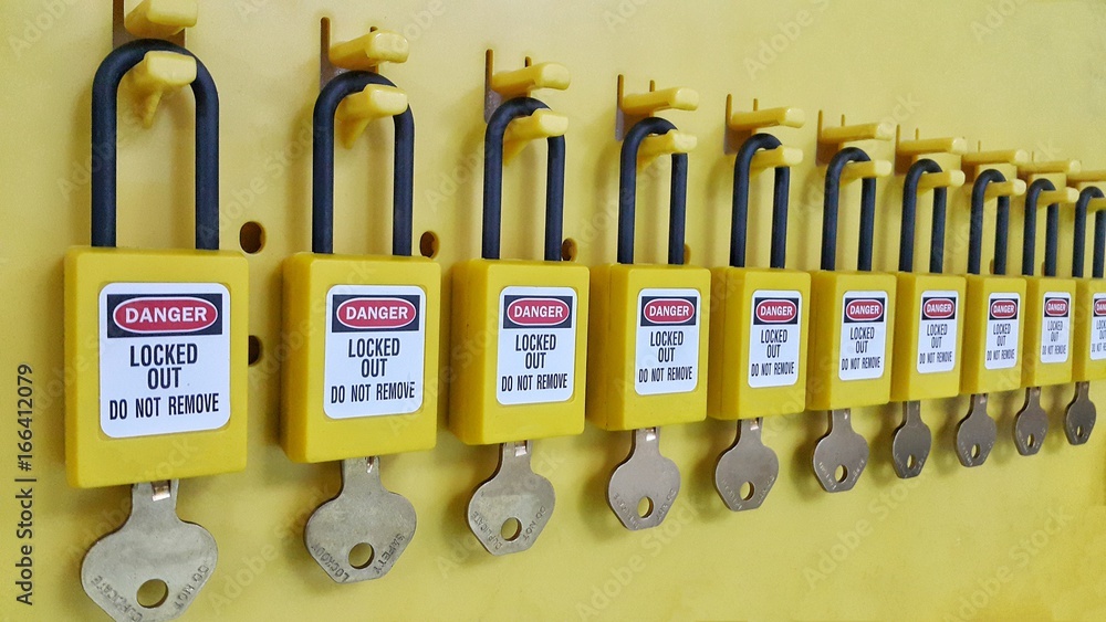 Lock out & Tag out , Lockout station,machine - specific lockout devices ...