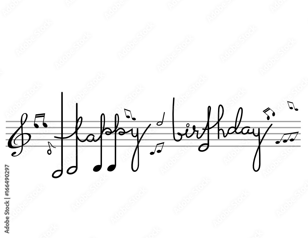 HAPPY MUSICAL Stock Vector | Adobe Stock