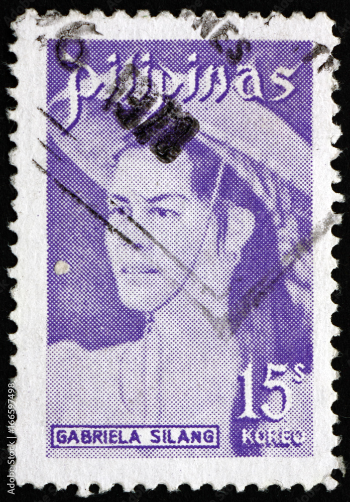 Postage stamp Philippines 1974 Gabriela Silang, Filipino Revolutionary ...