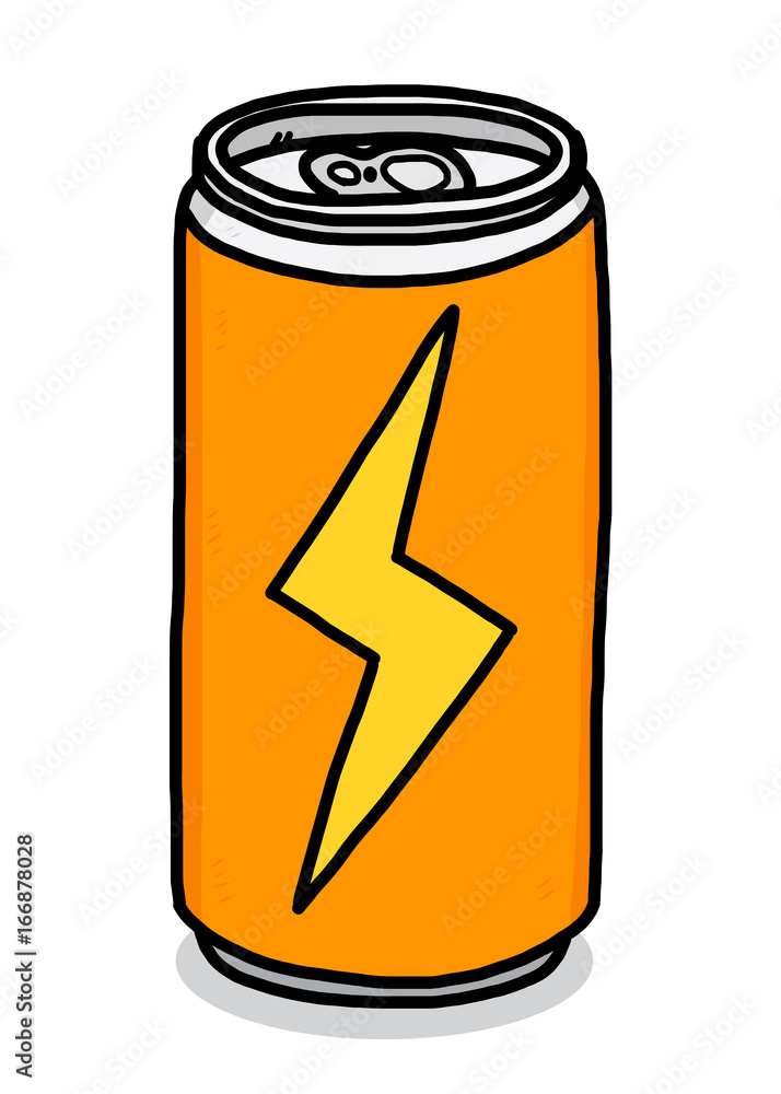 power drink / cartoon vector and illustration, hand drawn style ...