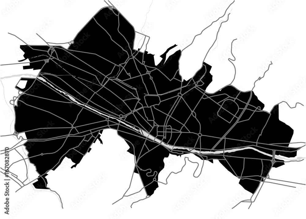 vector map of the city of Florence, Italy Stock Vector | Adobe Stock