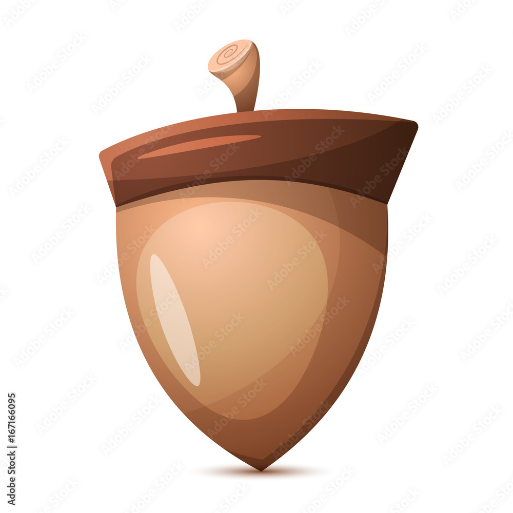 Nuts cartoon. Healthy food Vector eps 10 Stock Vector | Adobe Stock