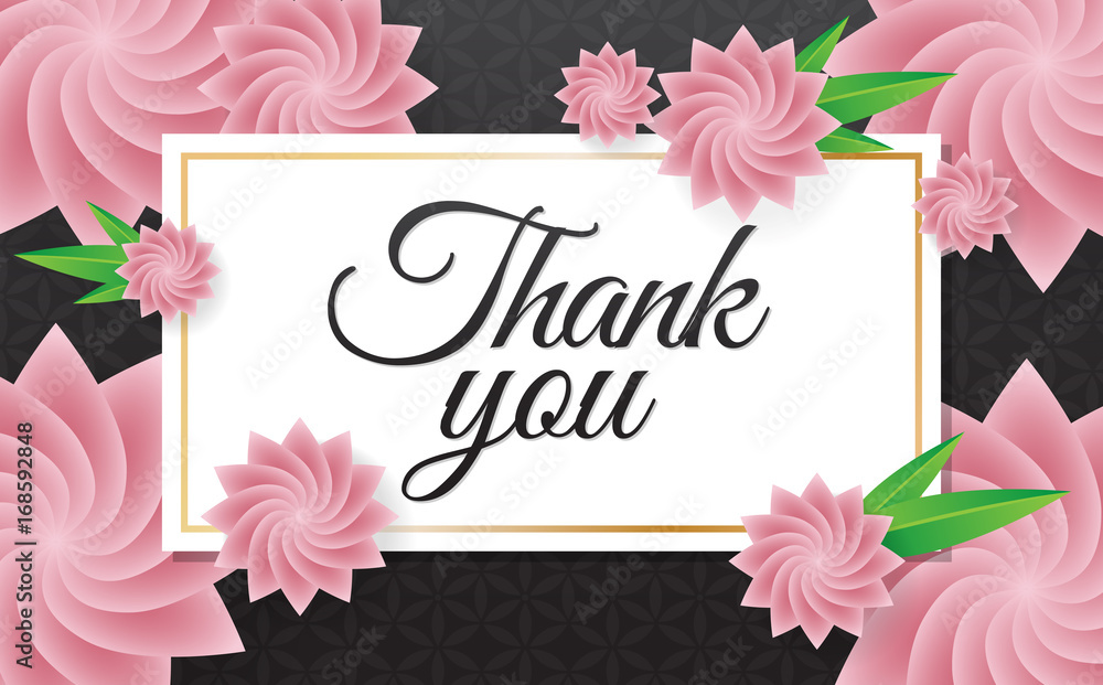 thank you Vector background Stock Vector | Adobe Stock