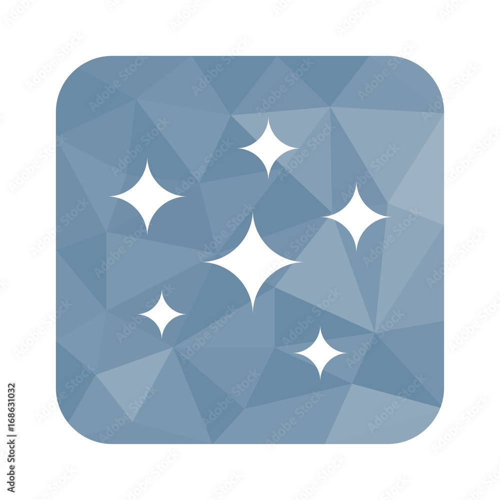 Low Poly Button - Glitzer Stock Vector | Adobe Stock