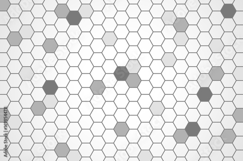 Hexagon seamless pattern Stock Vector | Adobe Stock