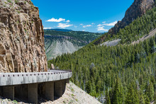 Yellowstone Highway Free Stock Photo - Public Domain Pictures