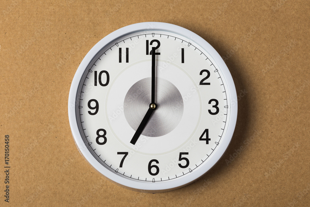 seven o'clock Stock Photo | Adobe Stock