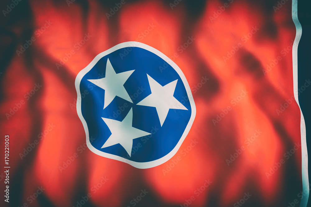 Tennessee State flag Stock Illustration | Adobe Stock