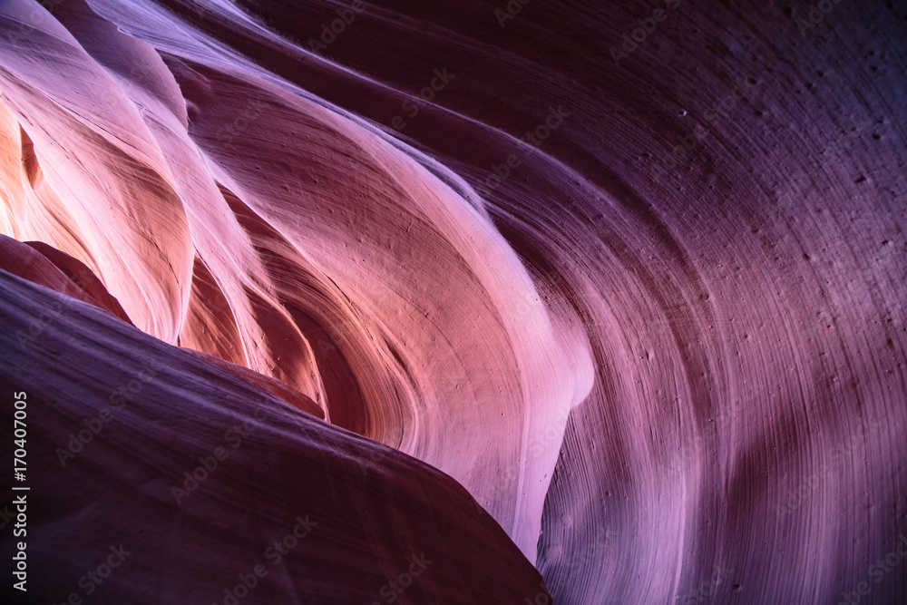 Antelope Canyon, Arizona, smooth rock texture Stock Photo | Adobe Stock