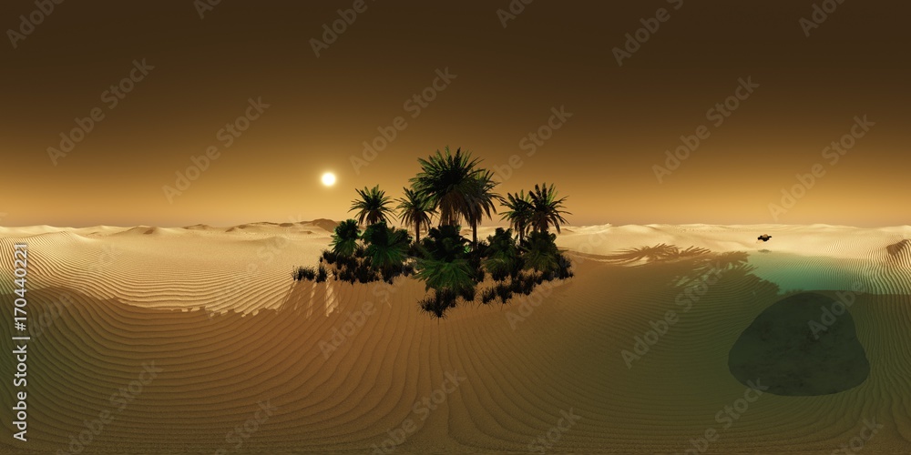 HDRI. Environment map. Equirectangular projection. Spherical panorama ...