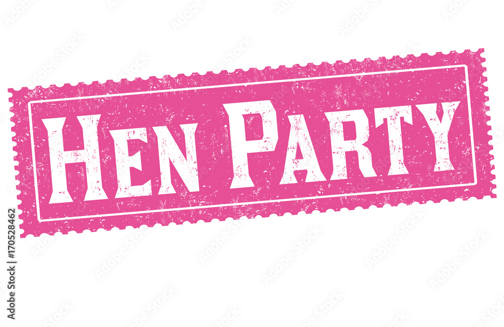 Hen party sign or stamp Stock Vector | Adobe Stock