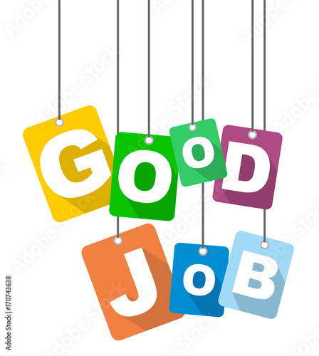vector illustration background good job - Buy this stock vector and ...