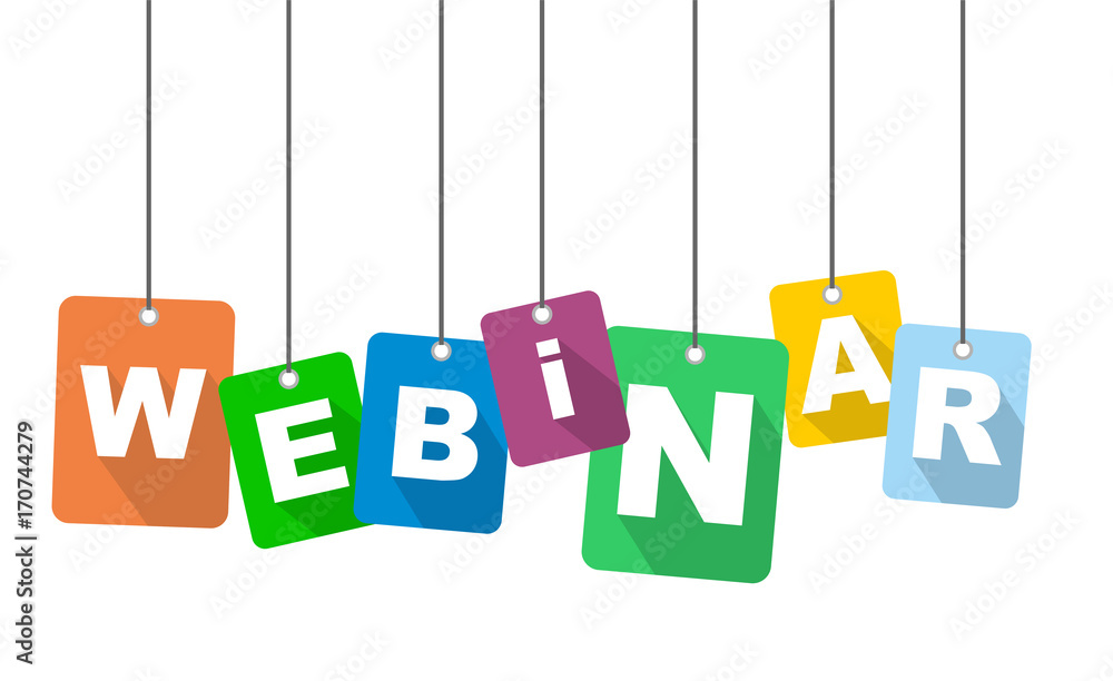 vector illustration background webinar Stock Vector | Adobe Stock