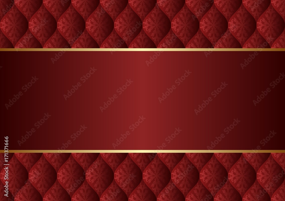 maroon background with decorative pattern Stock Vector | Adobe Stock