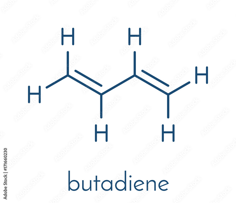 Image vectorielle Stock Butadiene (1,3-butadiene) synthetic rubber ...