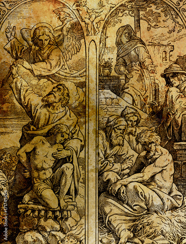 The Angel Stopping Abraham from Sacrificing Isaac to God and other ...