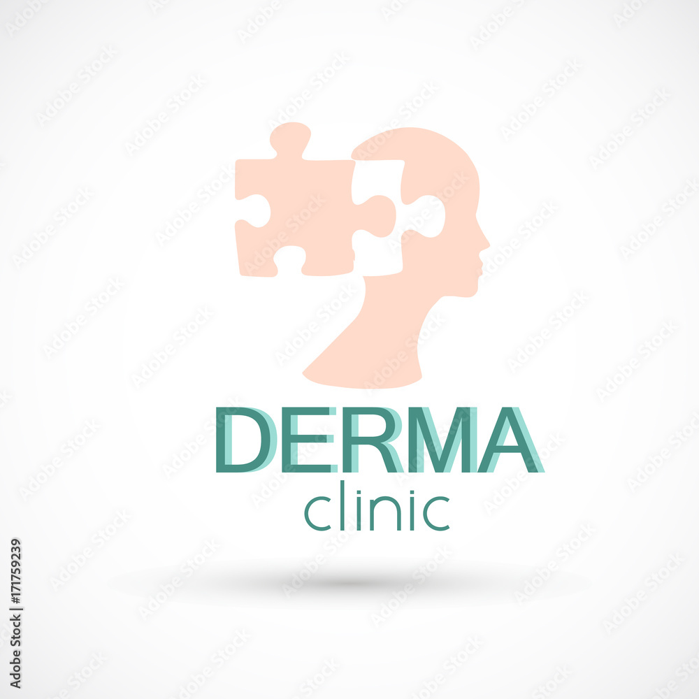 Logo dermatology Stock Vector | Adobe Stock