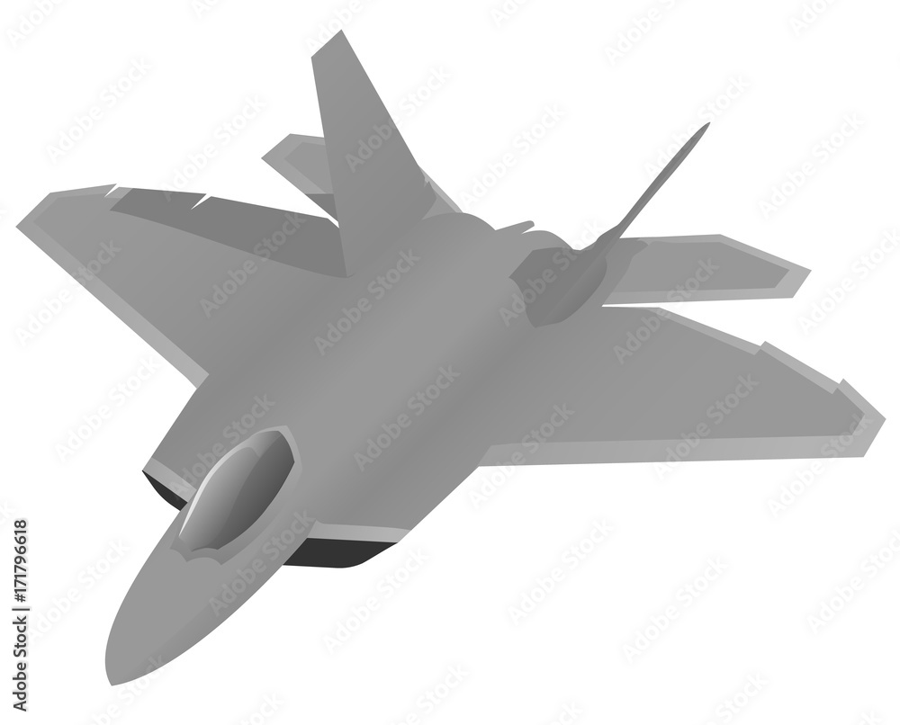 Military Fighter Jet Aircraft Stock Vector | Adobe Stock