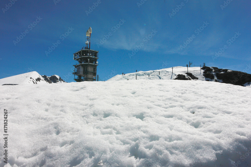 Mt. Titlis, Switzerland From the viewpoint 360 degree panoramic, the ...