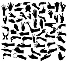 Writing Hand Silhouette Free Stock Photo - Public Domain Pictures