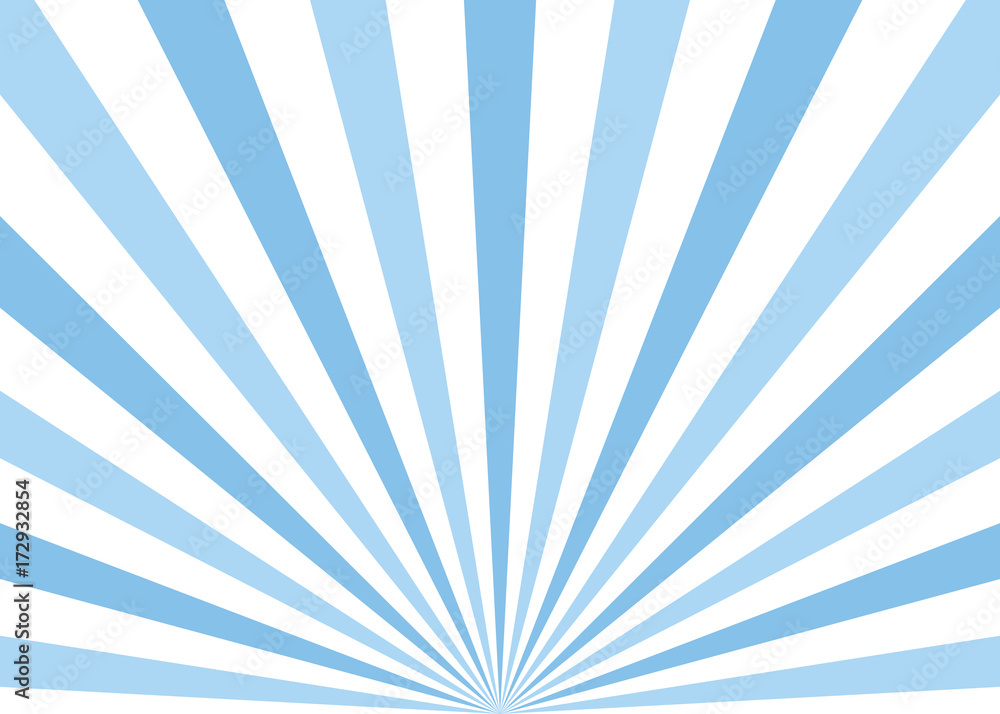 Abstract blue sun rays background Stock Vector | Adobe Stock