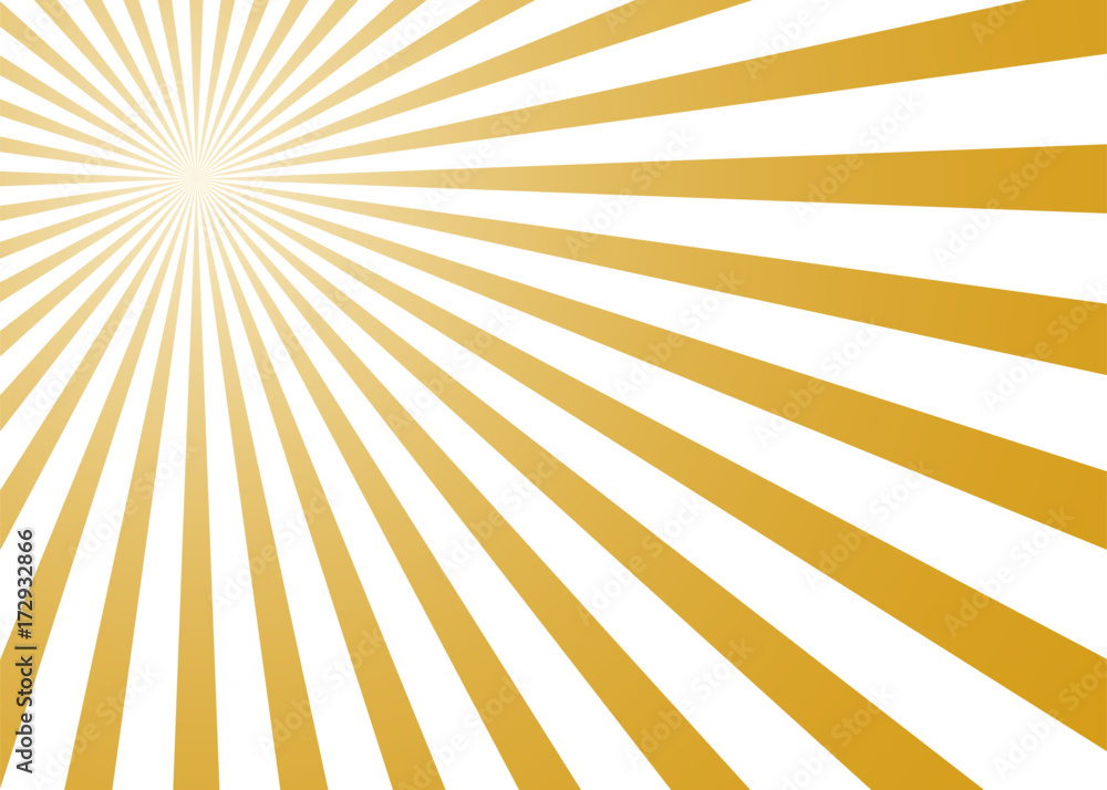 Abstract yellow sun rays background Stock Vector | Adobe Stock