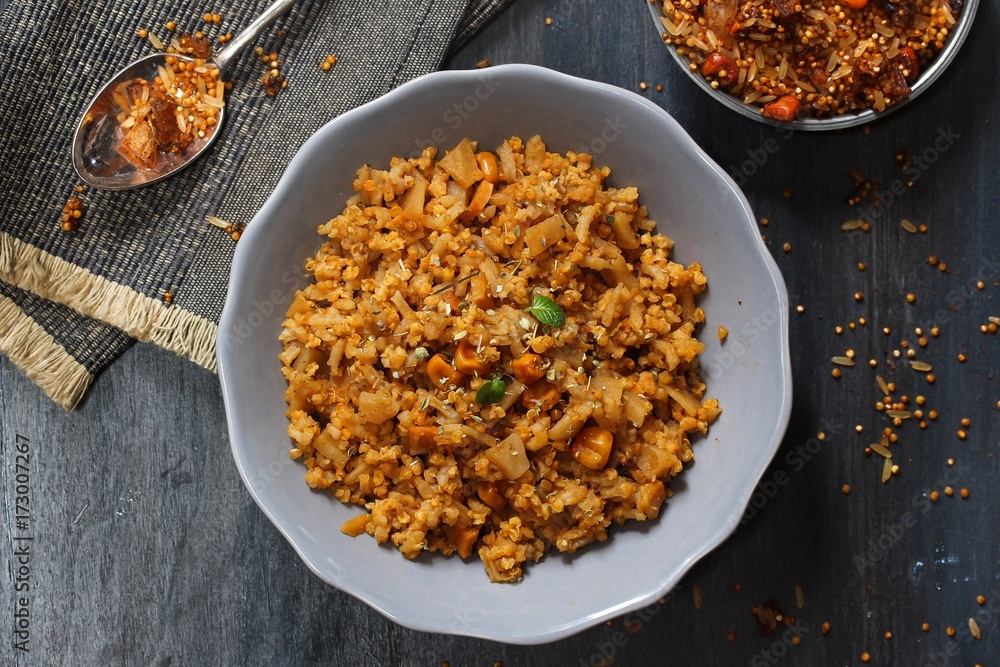 Spiced Quinoa Rice Pilaf Stock Photo | Adobe Stock