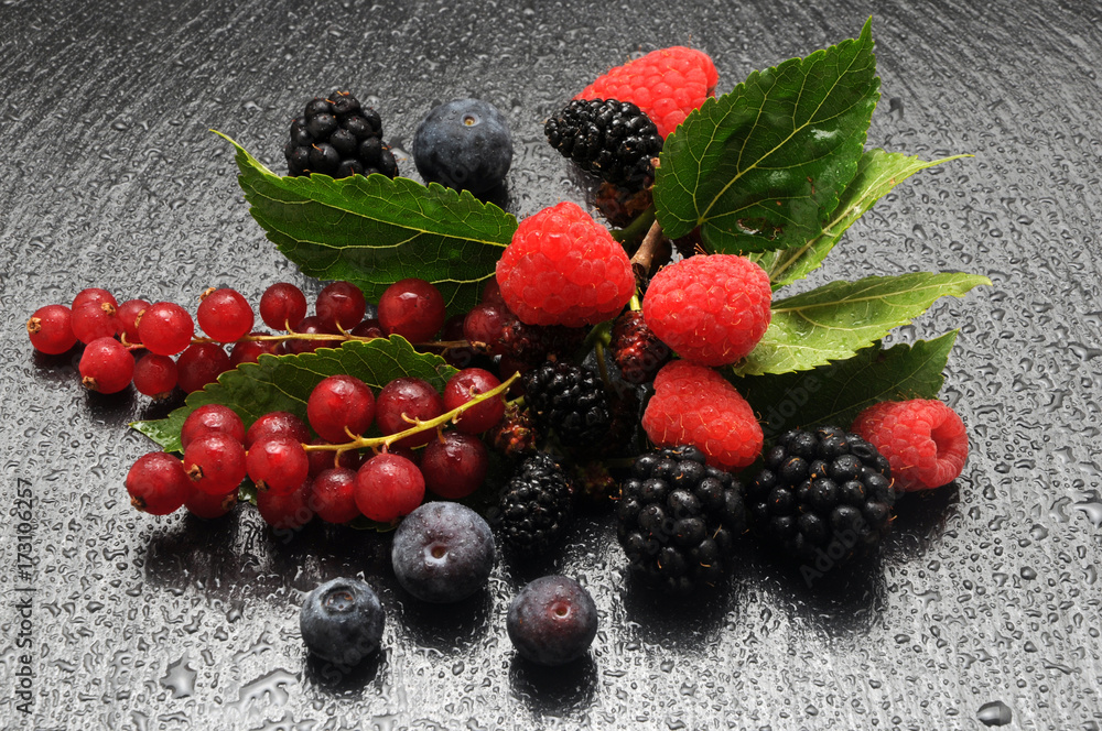 Fruita del bosc Skovbær Frutti di bosco Waldbeeren Fruit rouge Fruta ...