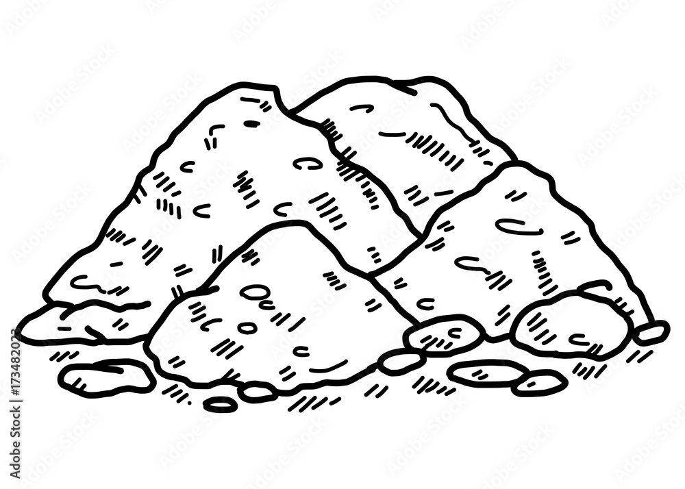 Soil Black And White Clipart