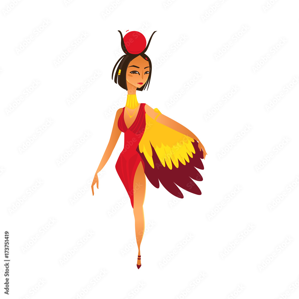 Hathor, goddess of joy, love and motherhood in ancient Egypt religion ...