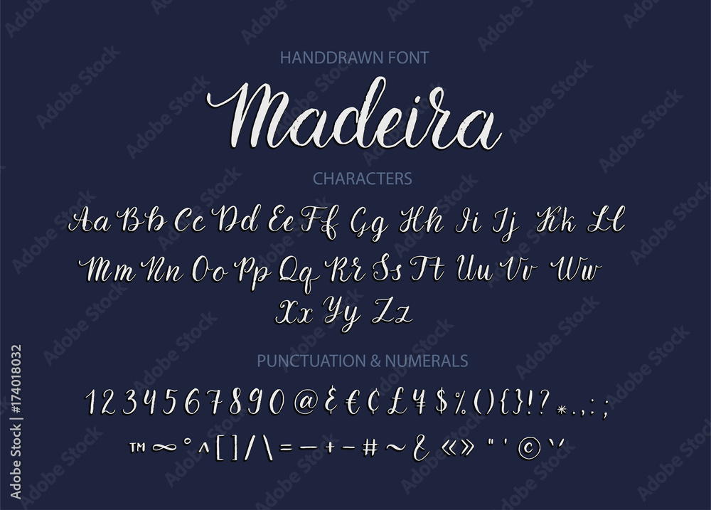 Handdrawn Vector Script font. Brush style textured calligraphy cursive ...