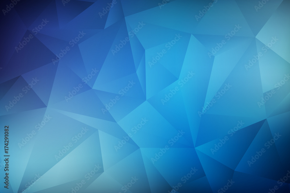 blue low poly background Stock Photo | Adobe Stock