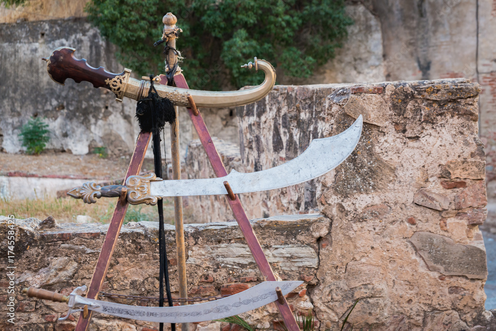 arabic swords Stock Photo | Adobe Stock