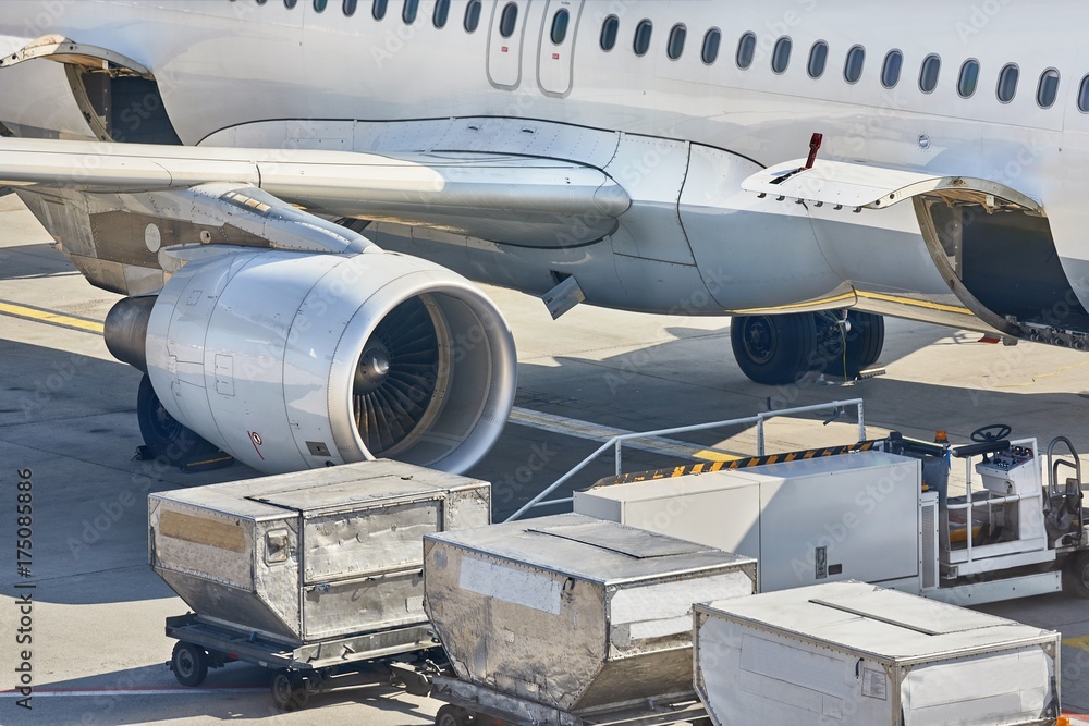 Aircraft Ground Handling Stock Photo | Adobe Stock