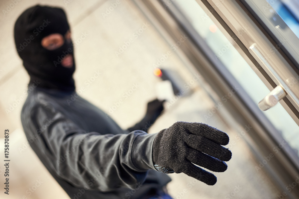 robber using electronic key Stock Photo | Adobe Stock