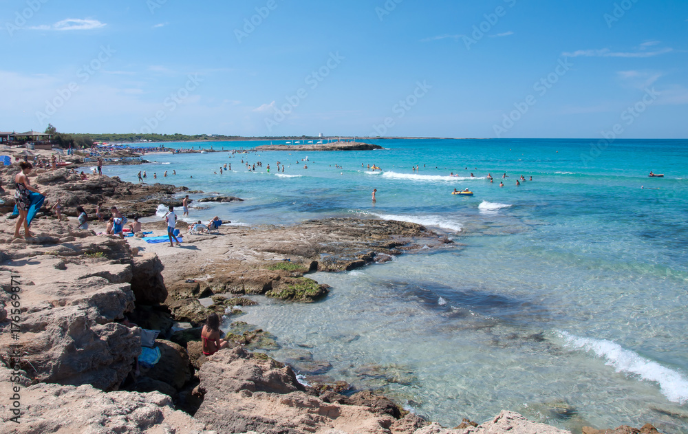 Spiaggia di Punta della Suina-Salento-Puglia Stock Photo | Adobe Stock