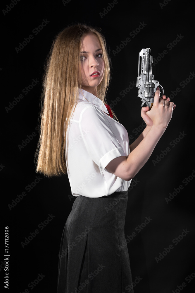 Anime Gun Girl Revolver
