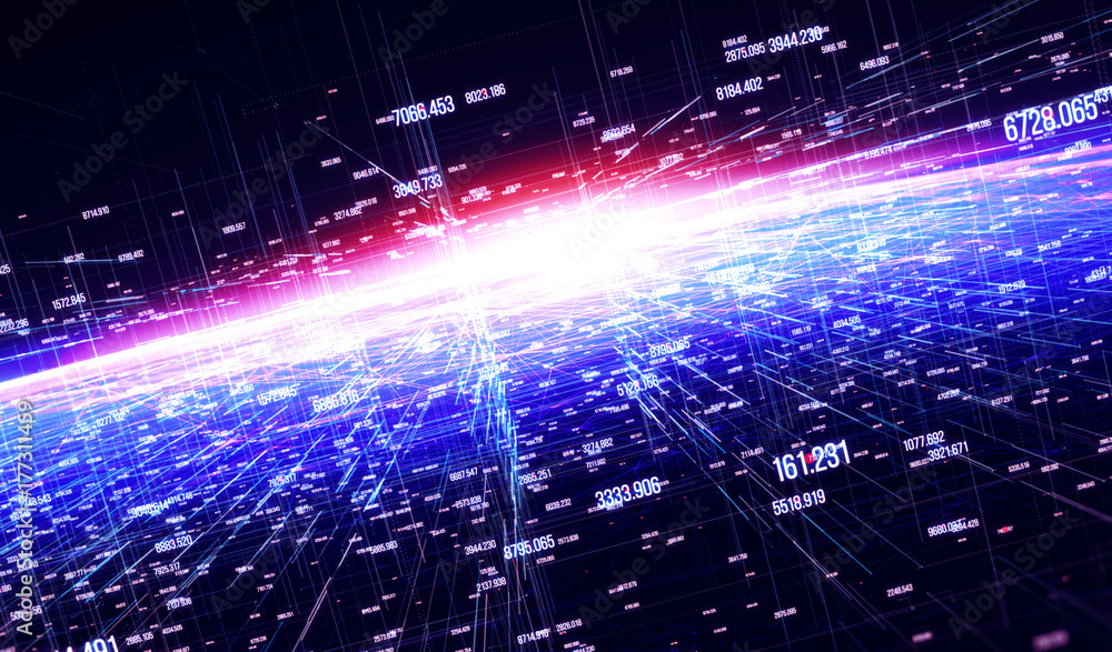 Global International Connectivity Background/Connection lines Around Earth Globe, Motion of ...