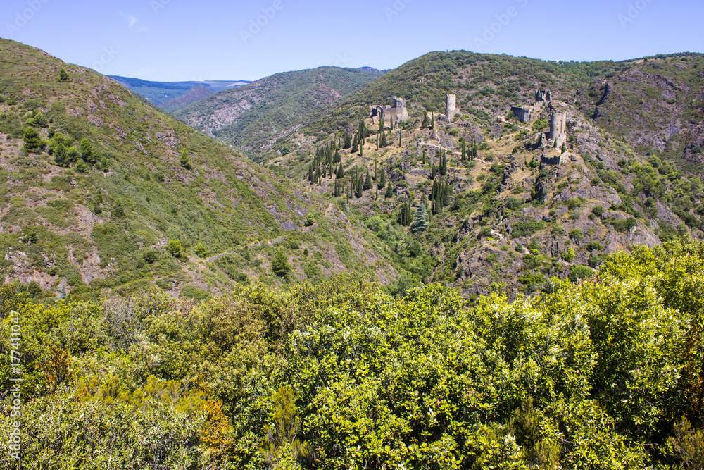 The Chateaux de Lastours (in Occitan Lastors), four so-called Cathar ...