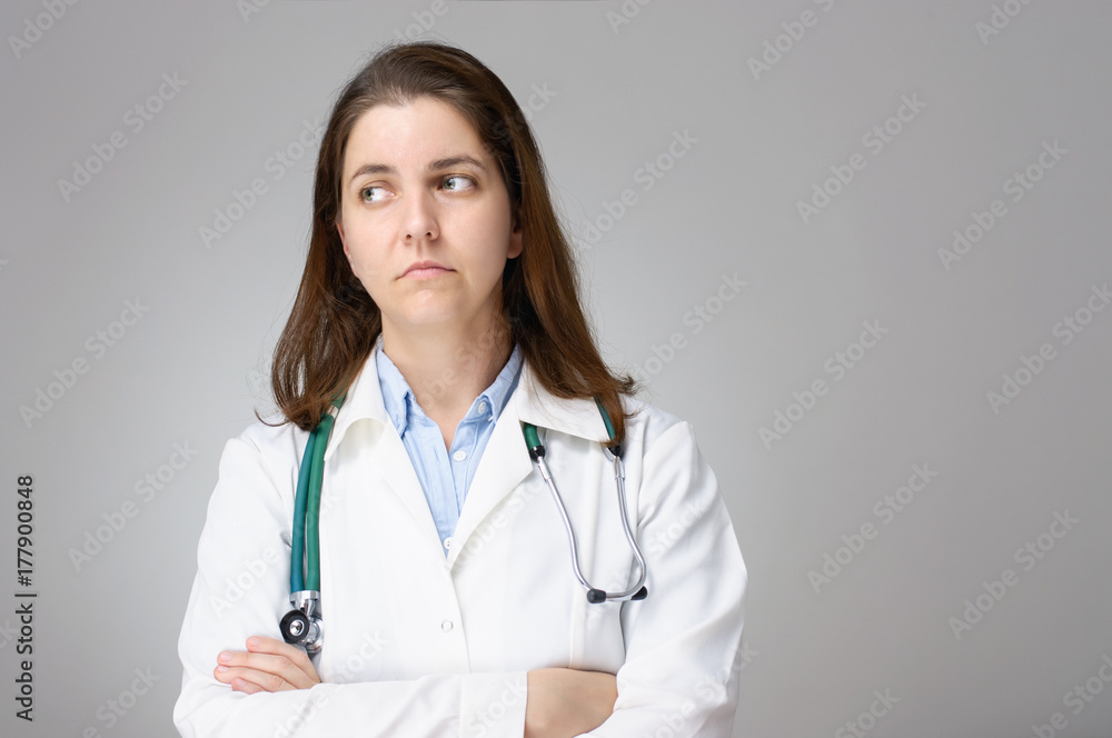 Sad doctor Stock Photo | Adobe Stock