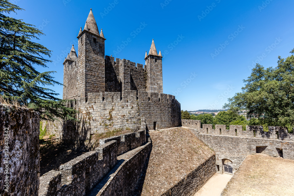 Santa Maria da Feira Castle in Portugal, a testament to the military ...