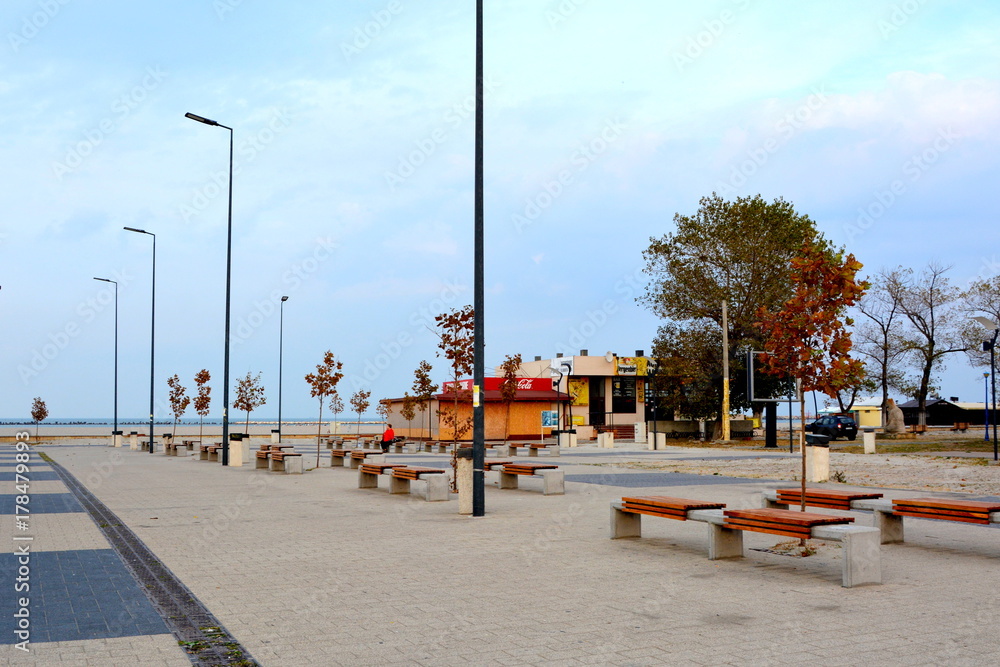 Constanta harbor at Black Sea. Constanța, historically known as Tomis ...