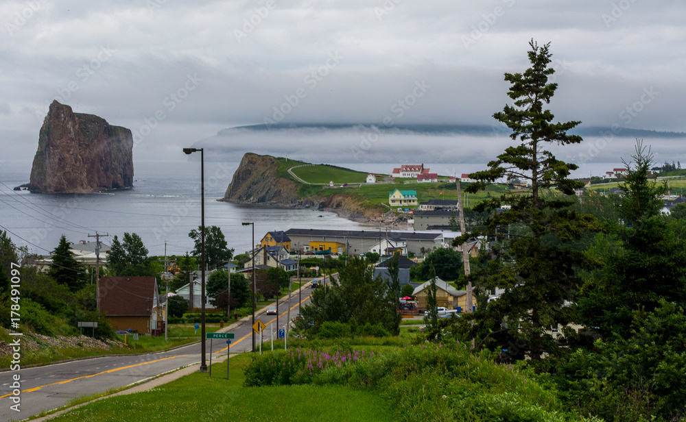 Perce Rock Stock Photo | Adobe Stock
