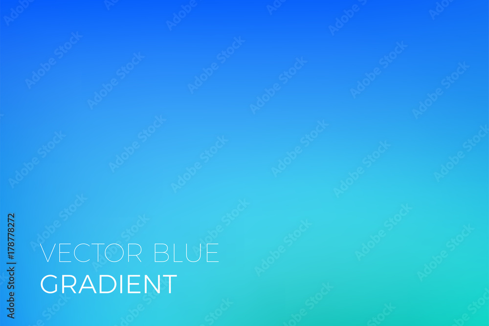 Color gradient background of blue. Abstract modern trendy vector soft ...