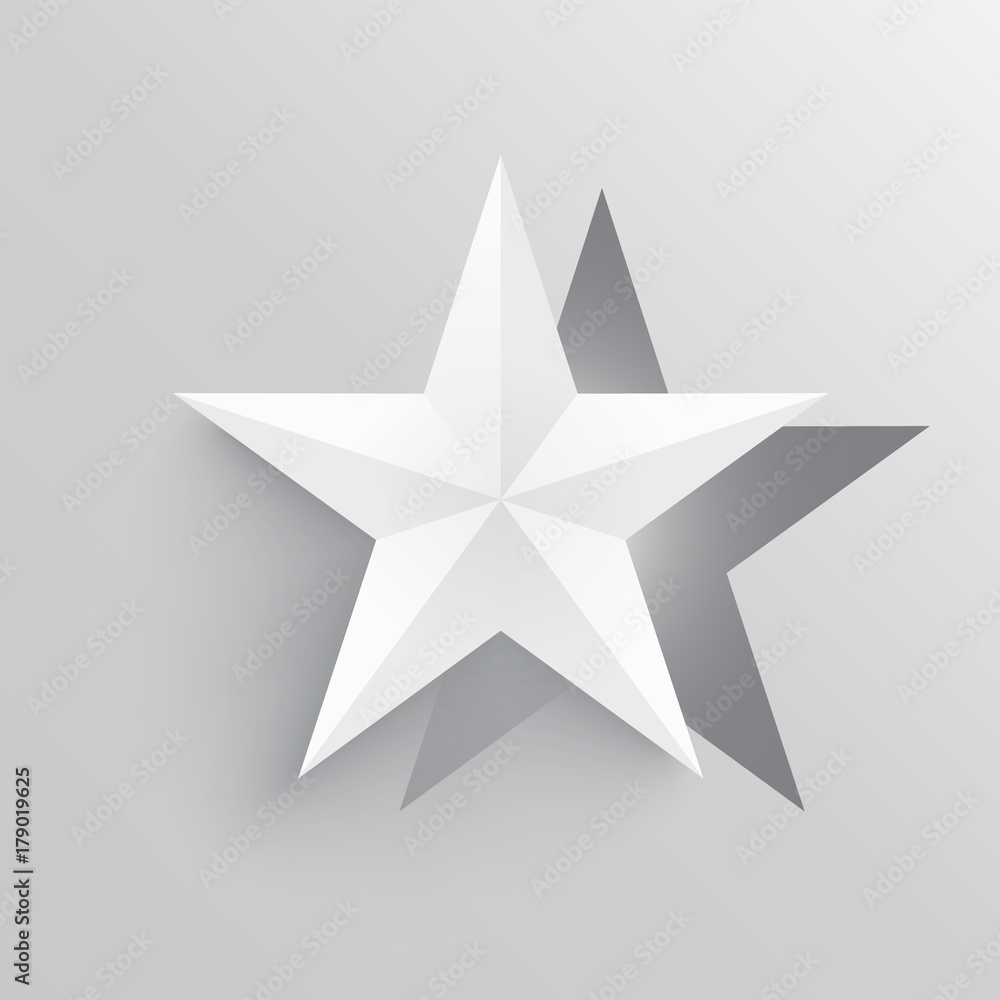 origami star vector