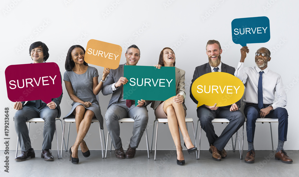 Business survey team Stock Photo | Adobe Stock