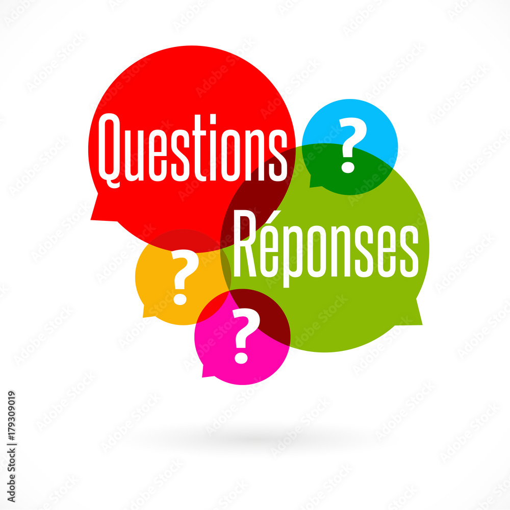 Image vectorielle Stock Questions Réponses | Adobe Stock