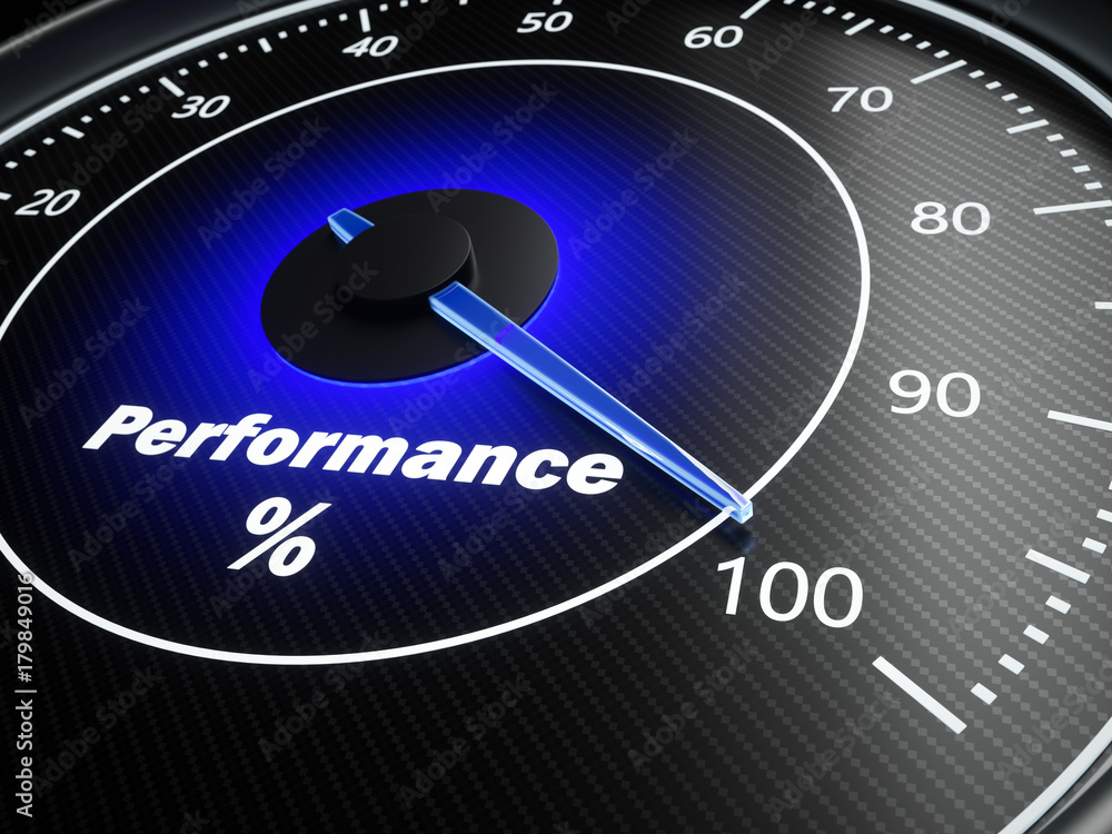 Performance speedometer Stock Illustration | Adobe Stock